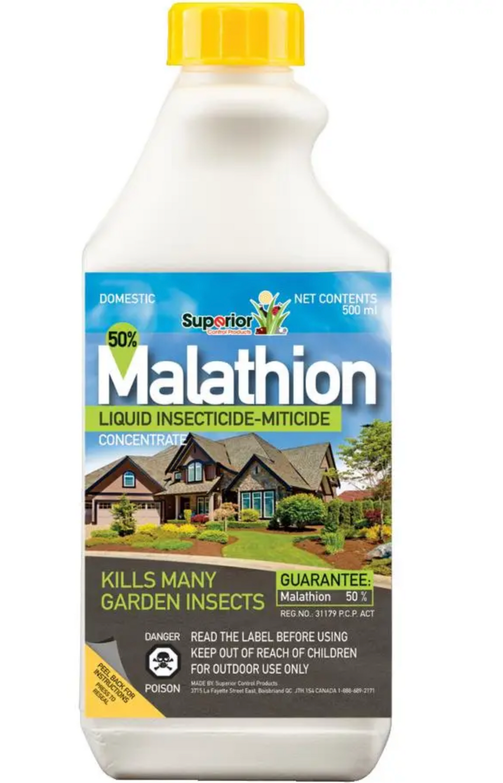 SUPERIOR CONTROL PRODUCTS Concentrated 50% Malathion Insecticide - 500